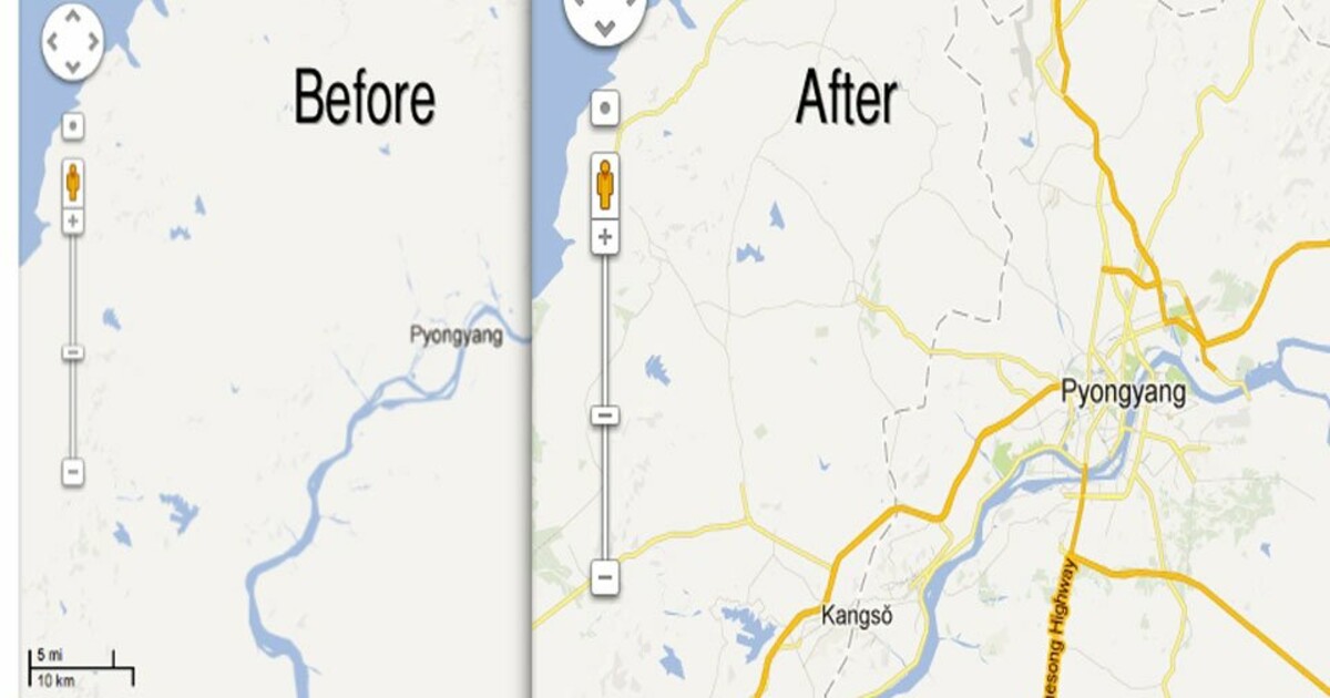 Η Βόρεια Κορέα στο Google Maps | LiFO