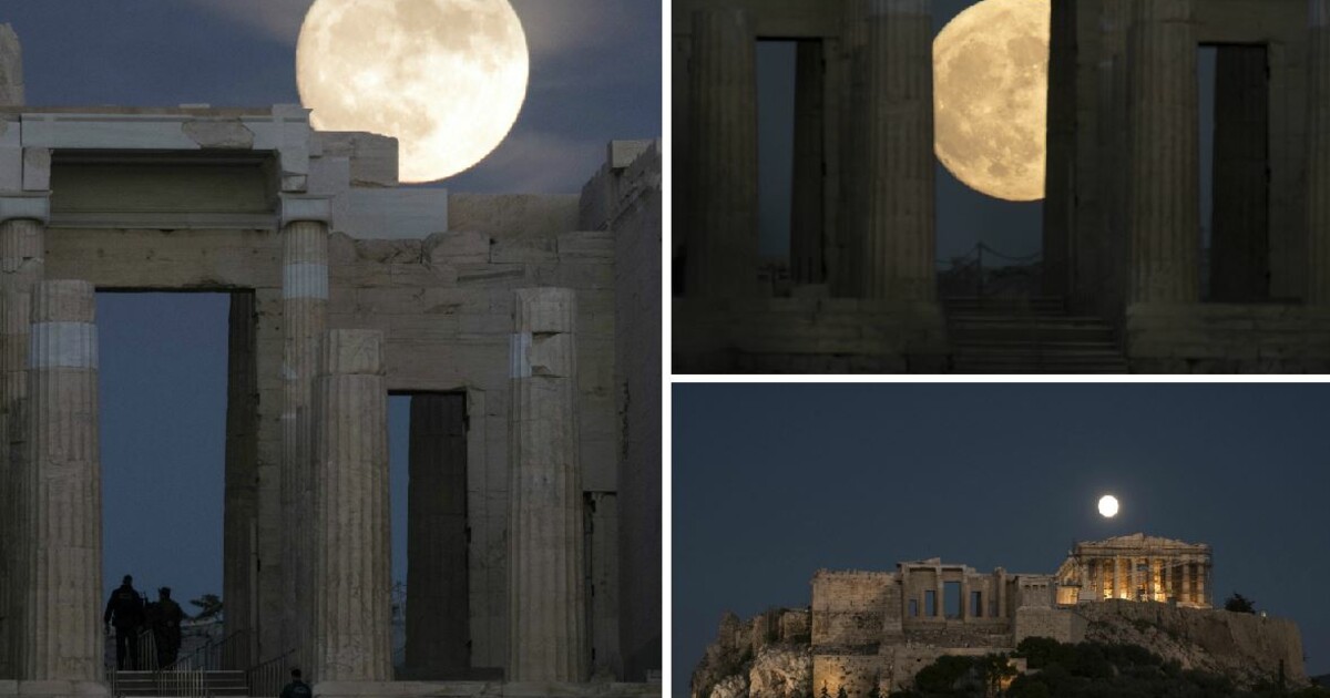 «Super Moon»: Η μεγαλύτερη Πανσέληνος των τελευταίων 70 ετών φωτίζει ...