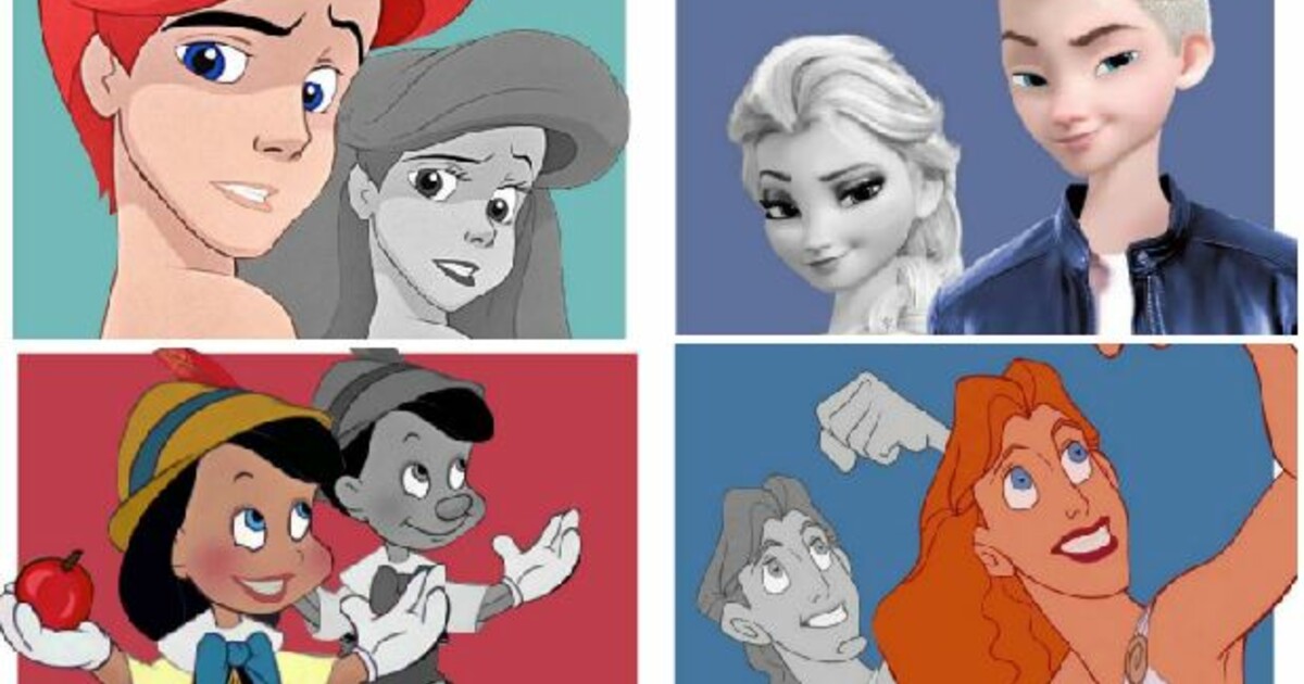 Trans Disney: Καλλιτέχνης φαντάζεται πώς θα έμοιαζαν κλασικοί ήρωες της ...