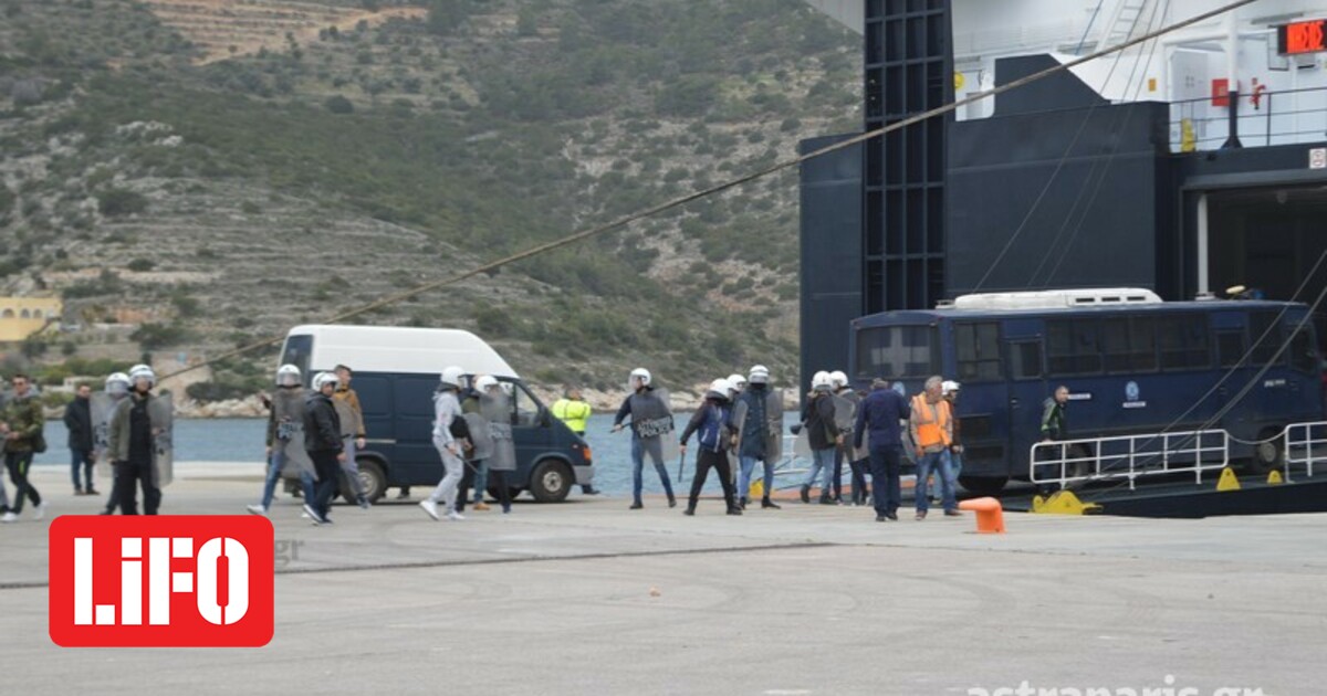 Χίος: Επεισόδια στο λιμάνι των Mεστών μεταξύ κατοίκων και ΜΑΤ | LiFO