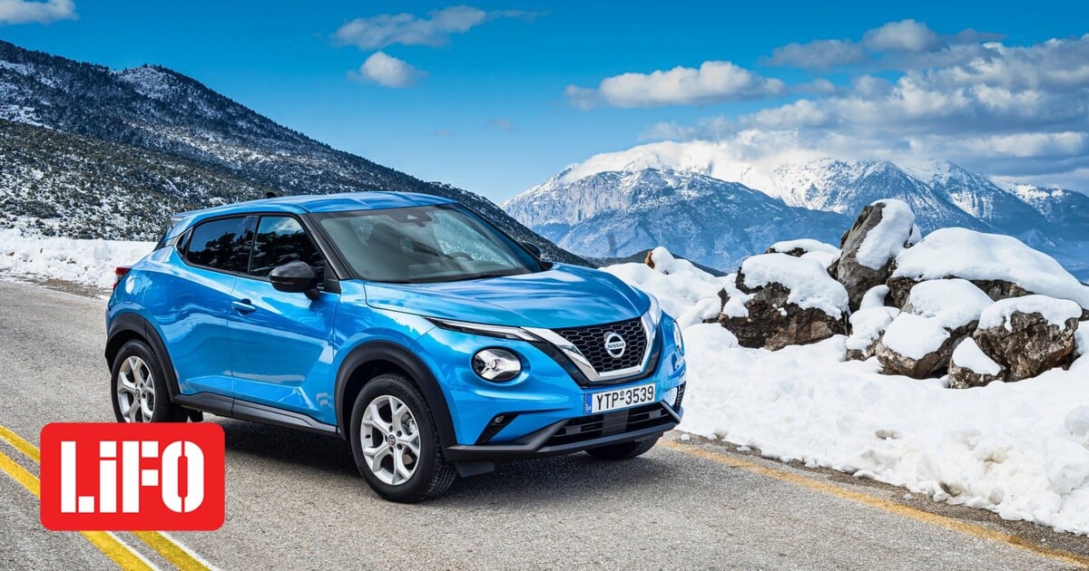 Οδηγούμε το νέο Nissan Juke με φόντο τον χιονισμένο Παρνασσό | LiFO
