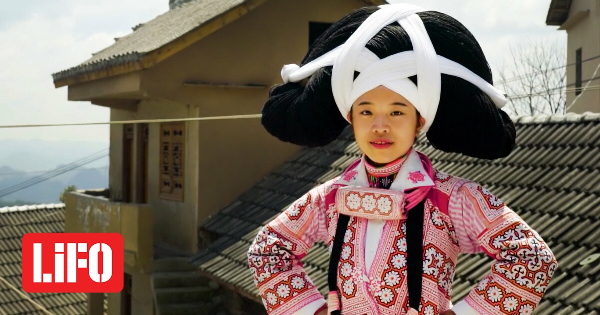 Οι γυναίκες της φυλής Qing Miao φορούν κυριολεκτικά τα μαλλιά των ...