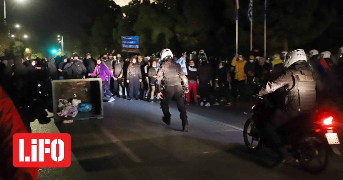 Θεσσαλονίκη: 10 προσαγωγές και μία σύλληψη για τα επεισόδια κατά του lockdown | LiFO