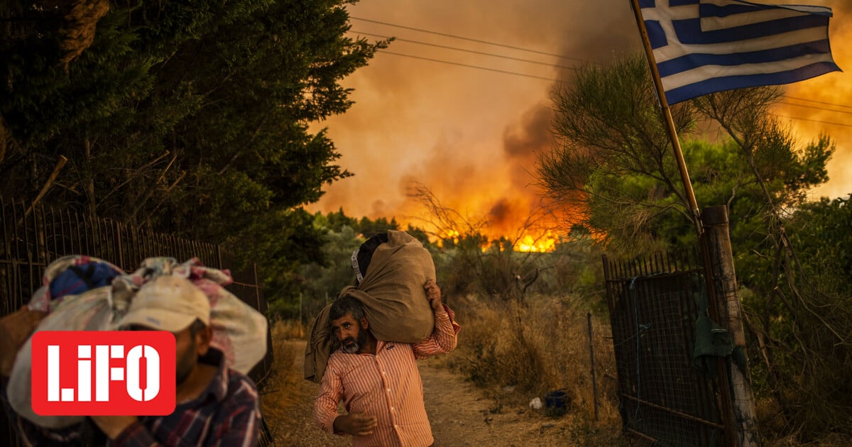Συγκλονιστικές εικόνες από τη νύχτα που η φωτιά έζωσε την Αθήνα | LiFO