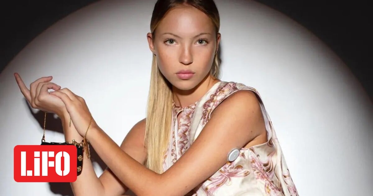 Η Λίλα Μος με αντλία ινσουλίνης στη νέα καμπάνια Fendi-Versace: «Σε ...