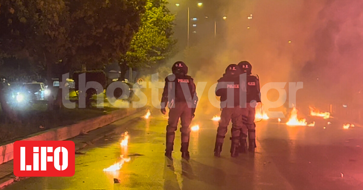 Θεσσαλονίκη: Επεισόδια μετά τη συναυλία του Λεξ με μολότοφ και χημικά ...