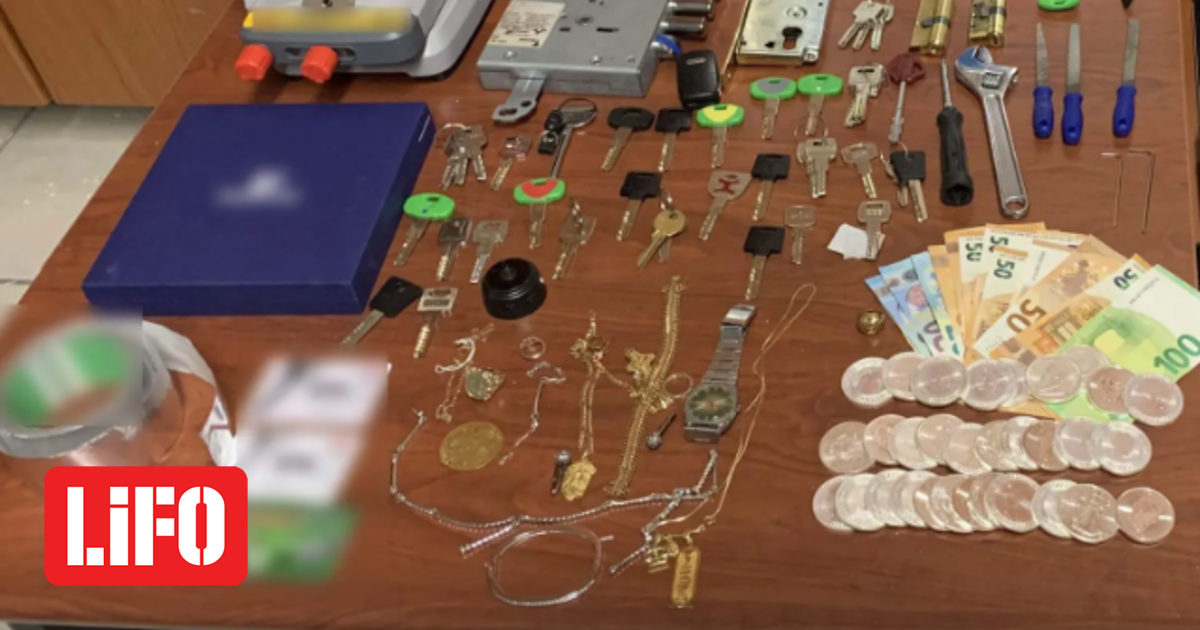 Συνελήφθη διαρρήκτης με λεία 300.000 ευρώ και κοσμήματα αξίας 100.000 ευρώ | LiFO