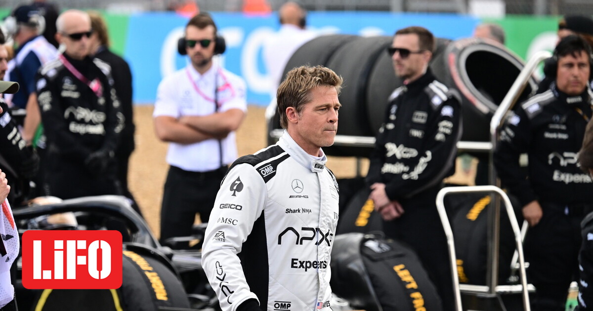 Ο Μπραντ Πιτ έγινε «πιλότος» της F1- Γυρίσματα στην πίστα του ...