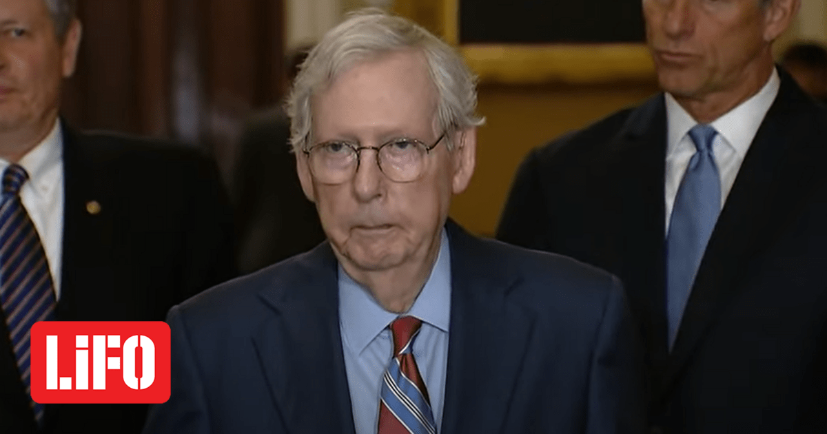Κογκρέσο: «Πάγωσε» ο Μιτς Μακόνελ κατά τη διάρκεια δηλώσεων | LiFO