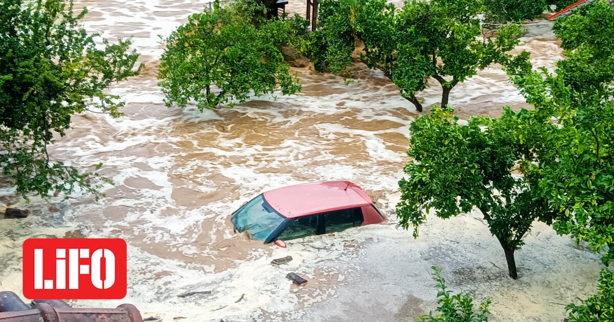 Κακοκαιρία - Βόλος: Απαγόρευση κυκλοφορίας, εικόνες καταστροφής - Ένας ...