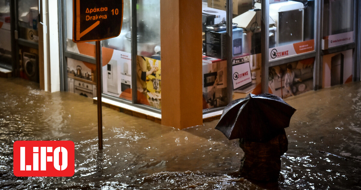 Ο Βόλος «πνίγηκε» ξανά - 15 εικόνες από το πέρασμα της κακοκαιρίας Elias | LiFO