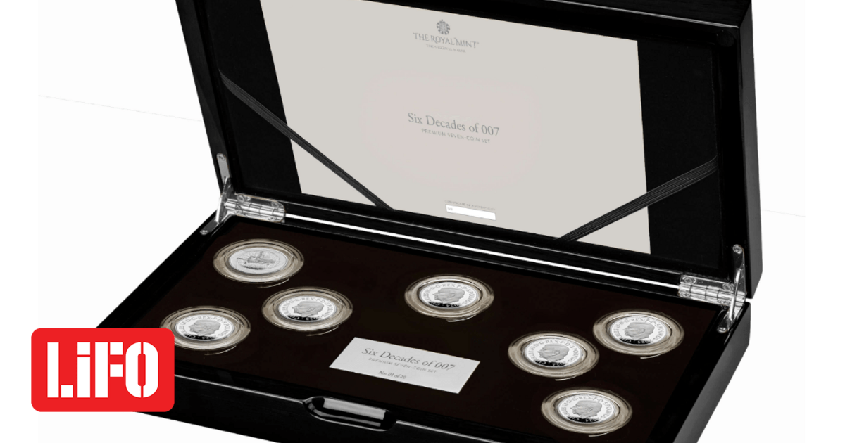 Κυκλοφόρησαν συλλεκτικά νομίσματα Τζέιμς Μποντ για τα 60 χρόνια του | LiFO