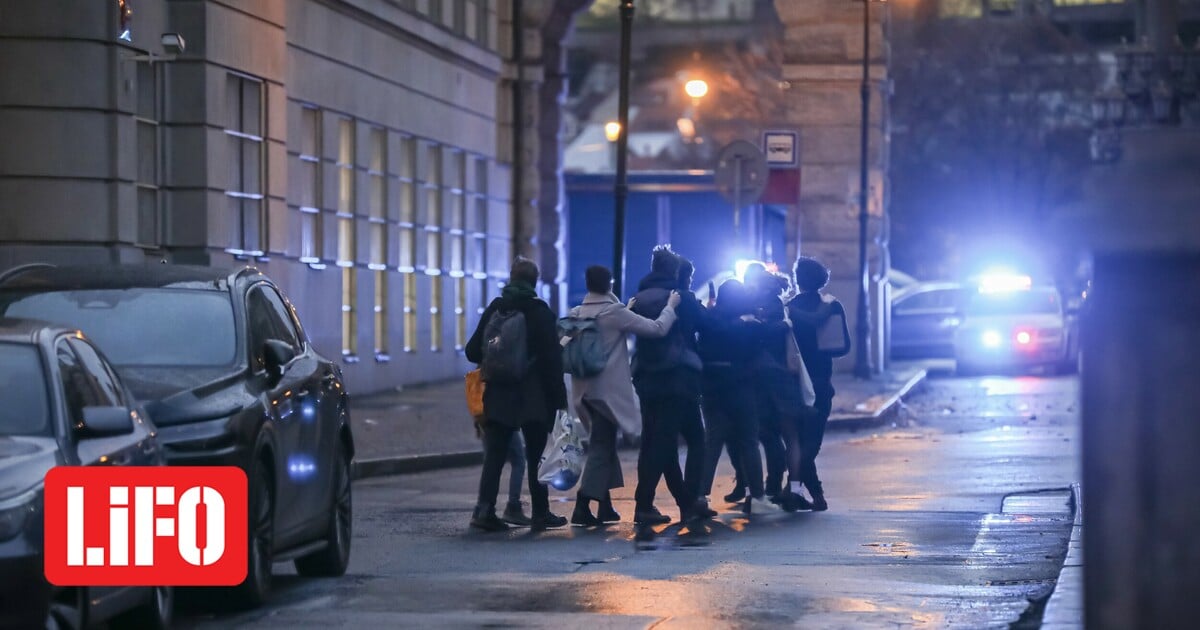 Πυροβολισμοί στην Πράγα: Η στιγμή που ο 24χρονος φοιτητής φωνάζει και ...