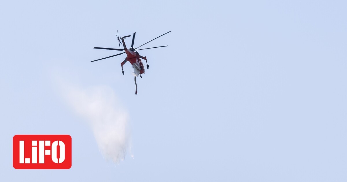 Μεγάλη φωτιά στο Λασίθι -Ήχησε το 112 για απομάκρυνση των κατοίκων από 4 περιοχές | LiFO