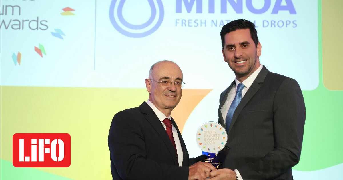 Minoa Water: Τρία χρυσά βραβεία στα Greek Export Awards 2024 | LiFO