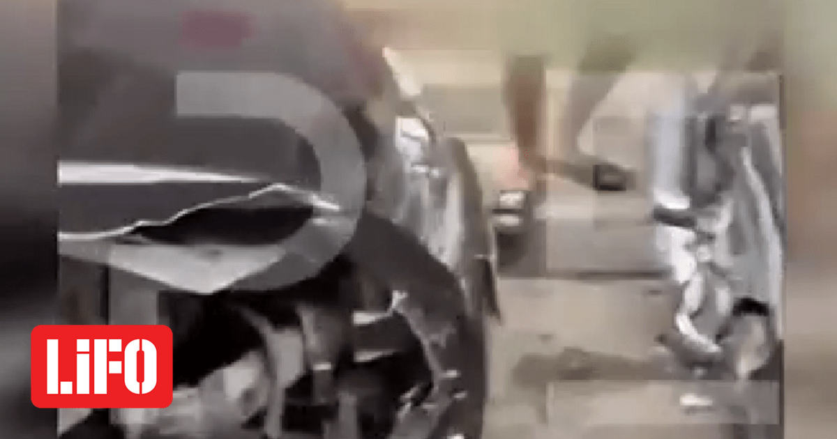 Κυψέλη: Η στιγμή της σύλληψης του οδηγού που έπεσε με το τζιπ του σε σταθμευμένα αυτοκίνητα | LiFO