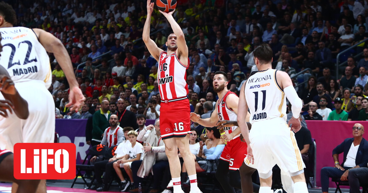 Ρεαλ Μαδρίτης - Ολυμπιακός 87-76 (τελικό): Live ο ημιτελικός του Final four 2024 | LiFO