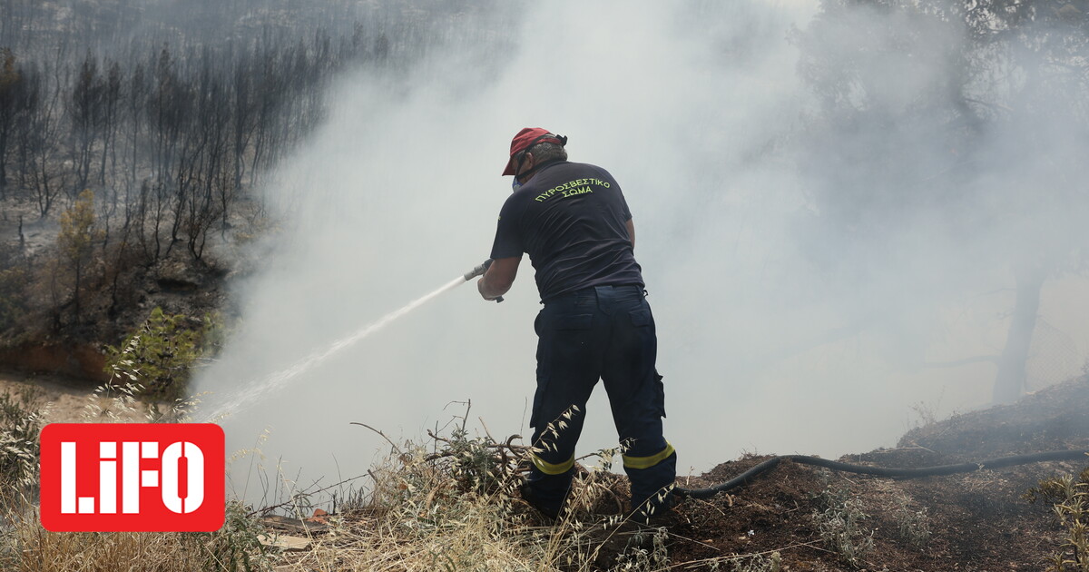 Φωτιά τώρα στη Βάρης - Κορωπίου- Απανωτά μηνύματα από το 112 | LiFO