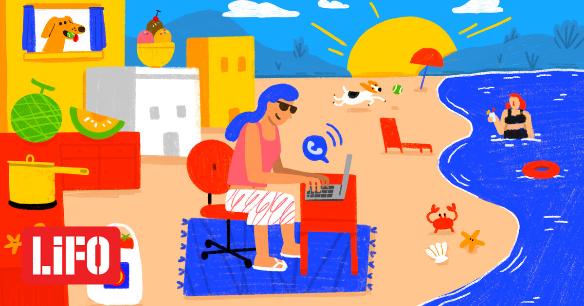 Το καλοκαιρινό remote working έχει τη γλύκα του | LiFO