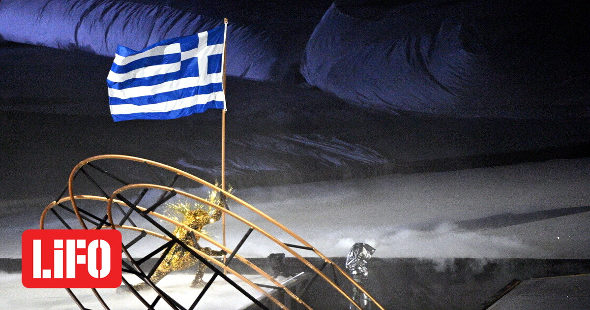 Ολυμπιακοί Αγώνες: Η ελληνική σημαία και ο εθνικός ύμνος στην τελετή ...