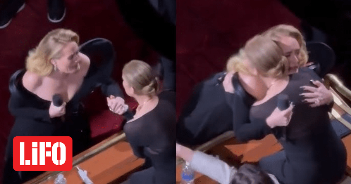Η Adele δακρύζει στη σκηνή βλέποντας την Σελίν Ντιόν στη συναυλία της στο Λας Βέγκας | LiFO