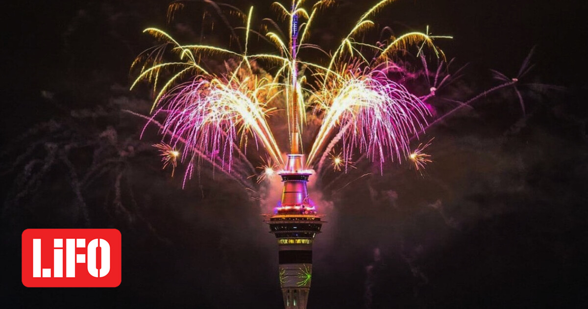 Με φαντασμαγορικό τρόπο υποδέχτηκαν στον Ειρηνικό το 2025 | LiFO